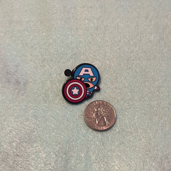 Disney | Jewelry | Shanghai Disneyland Kawaii Captain America Pin 525 ...